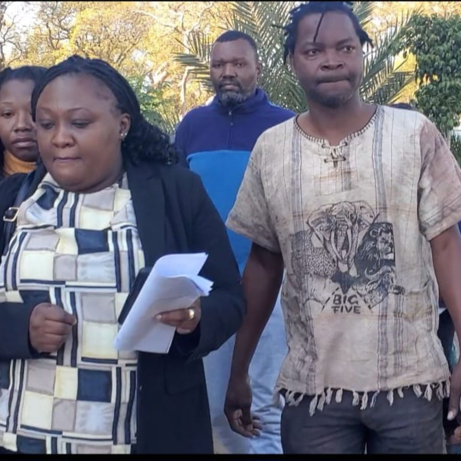 Human Rights activists Robson Chere, Namatai Kwekweza, Samuel Gwenzi ...